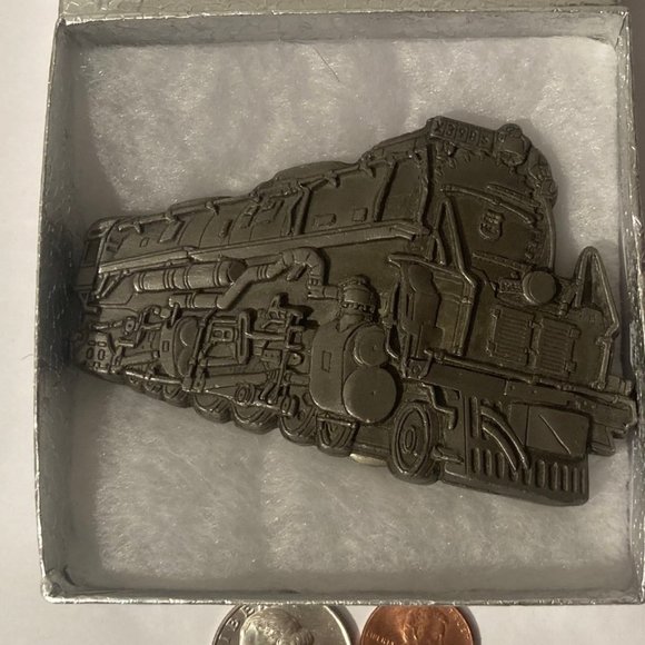 Accessories | Vintage Metal Belt Buckle Train Union Pacific Locomotive ...